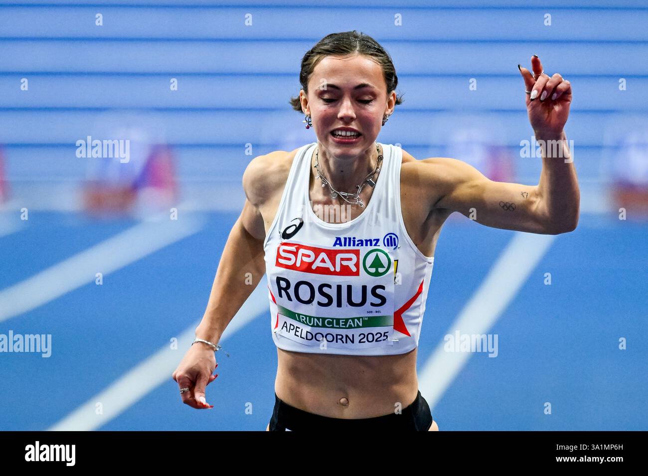 Apeldoorn, Netherlands. 09th Mar, 2025. Belgian Rani Rosius pictured in action during the women ...
