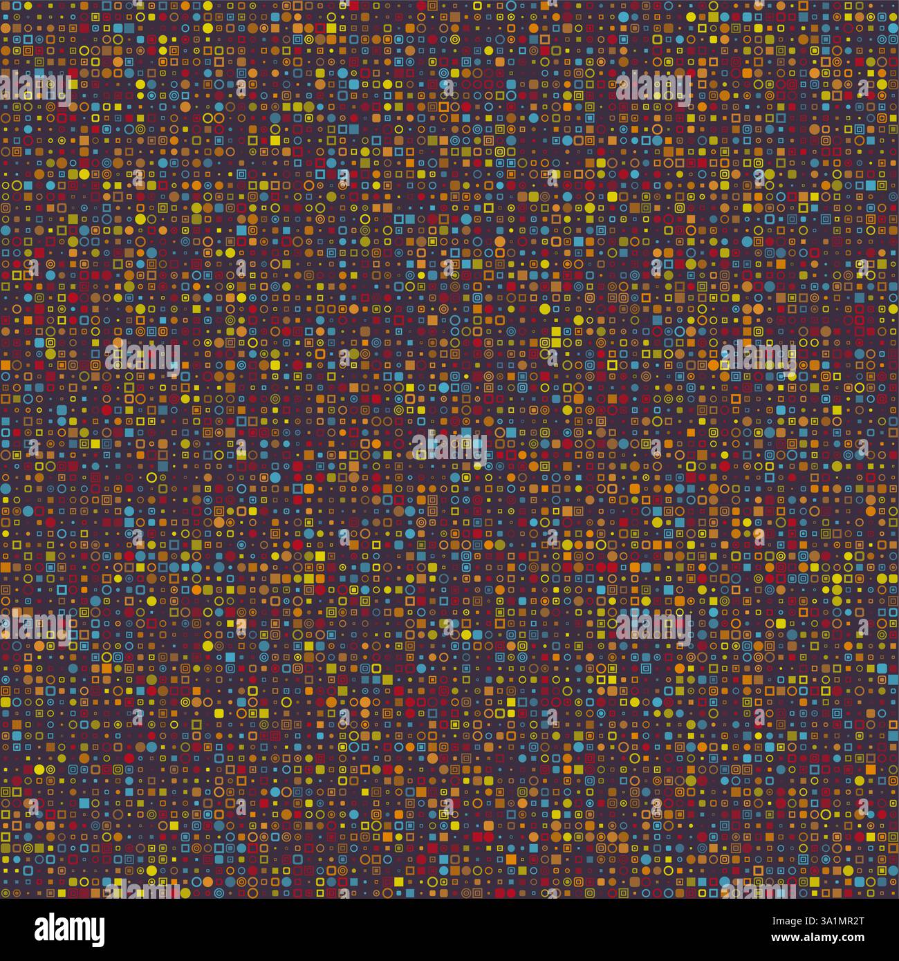 Pattern design. Various geometric shapes in multiple colors. Earthy ...