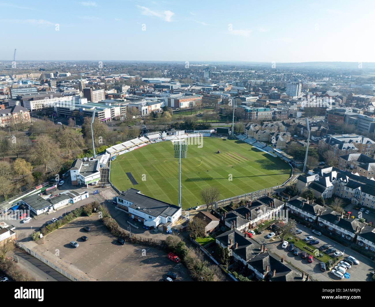 The County Cricket Ground, Chelmsford, Essex Stock Photo - Alamy