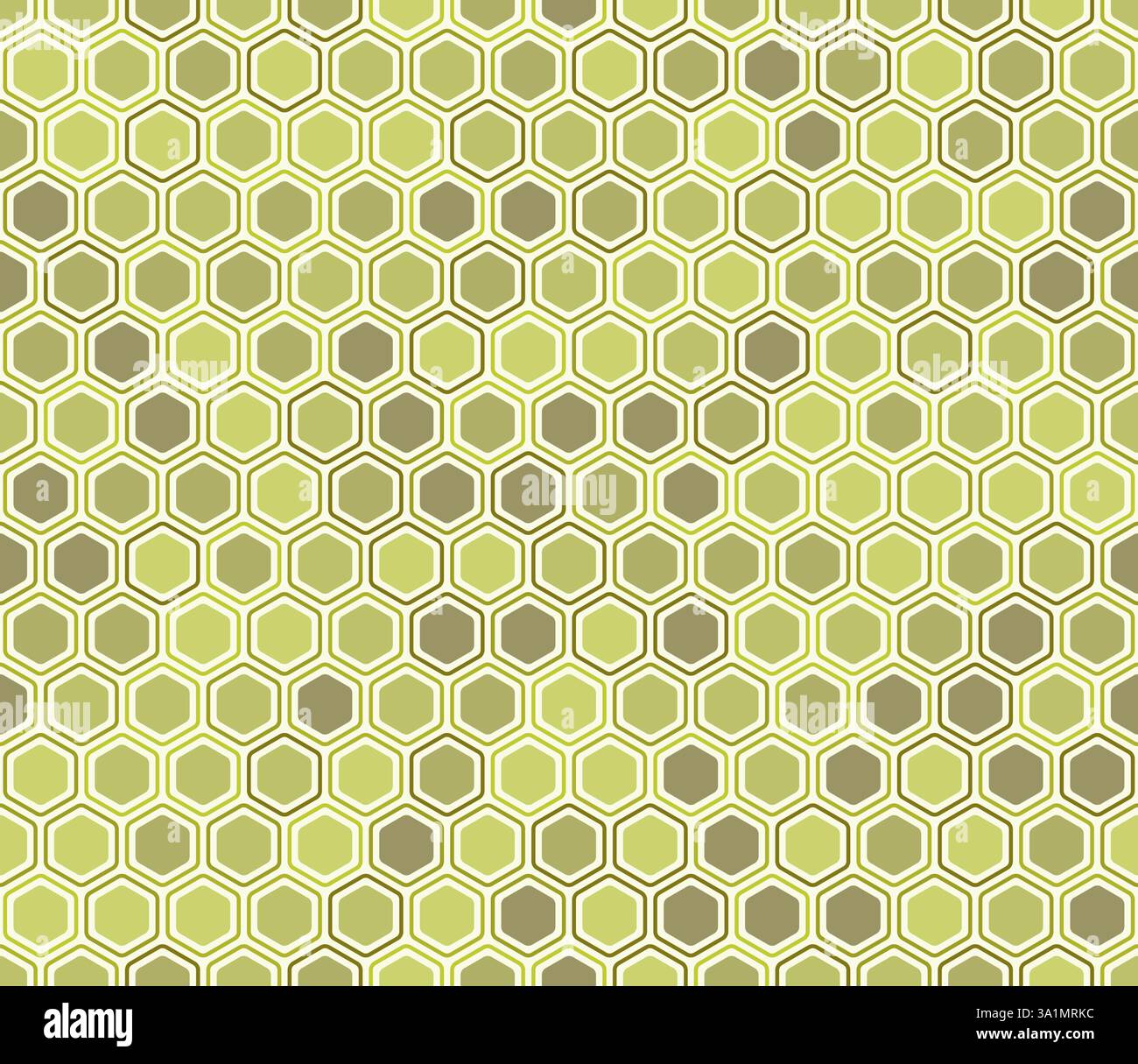 Hexagon pattern. Bold rounded hexagons mosaic pattern with inner solid ...