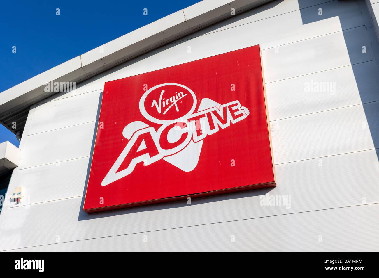 Virgin Active signage Stock Photo - Alamy