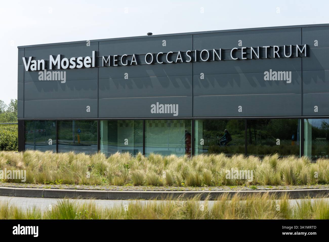 Van Mossel logo sign. Mobility company Van Mossel Automotive Group has ...