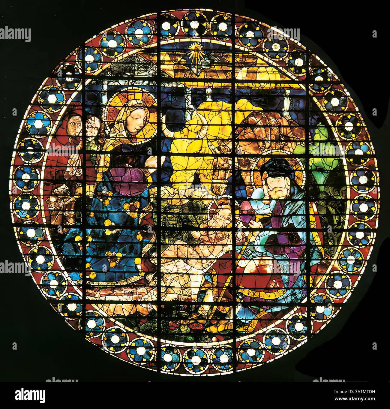 UCCELLO, Paolo (b. 1397, Firenze, d. 1475, Firenze) Birth of Christ ...