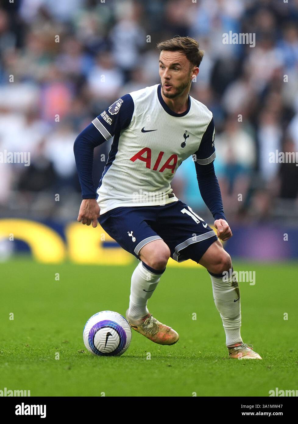 Tottenham Hotspur's James Maddison in action during the Premier League ...