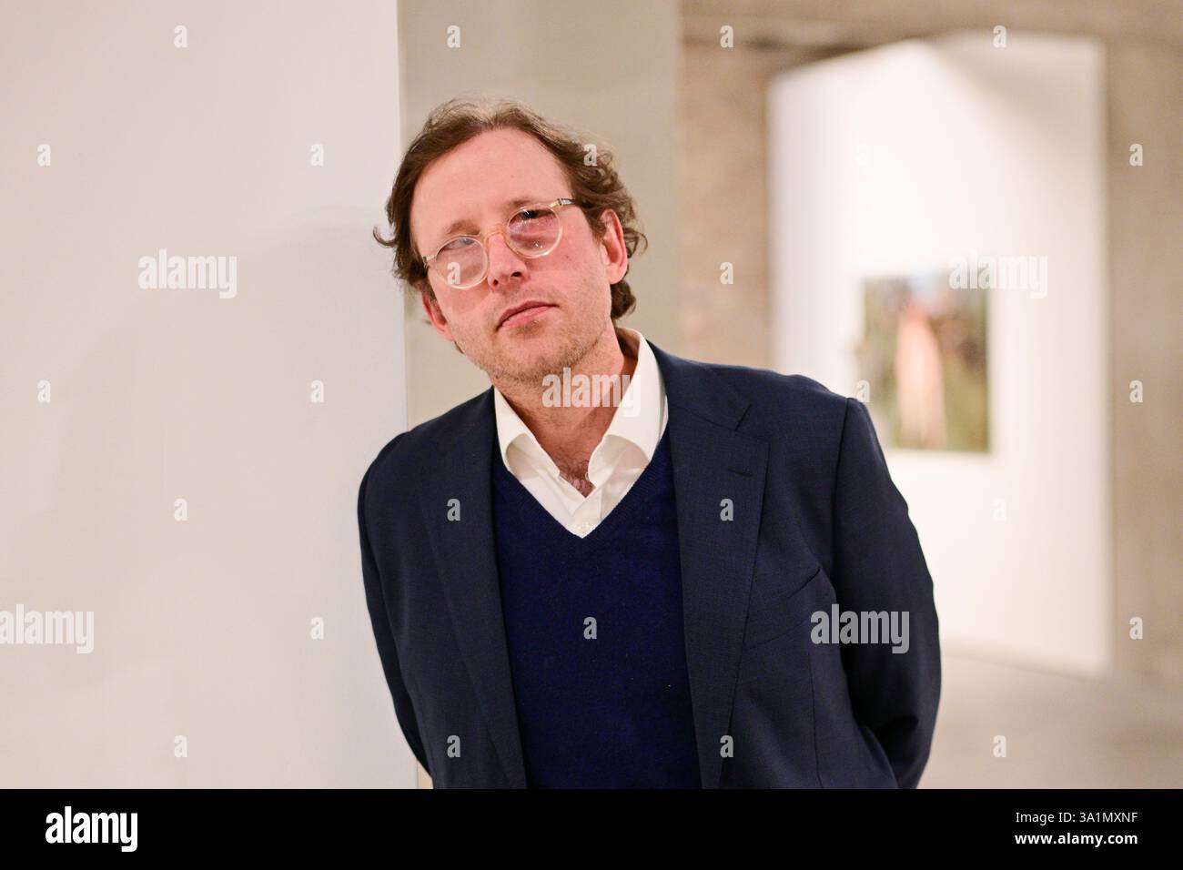 Berlin, Germany. 06th Mar, 2025. Johann König, gallery owner, stands in ...