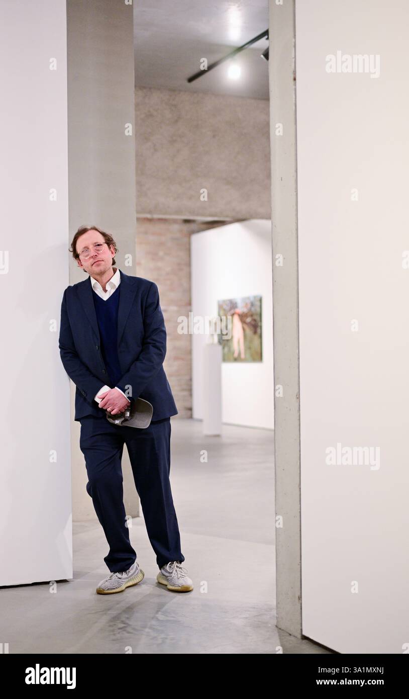 Berlin, Germany. 06th Mar, 2025. Johann König, gallery owner, stands in ...