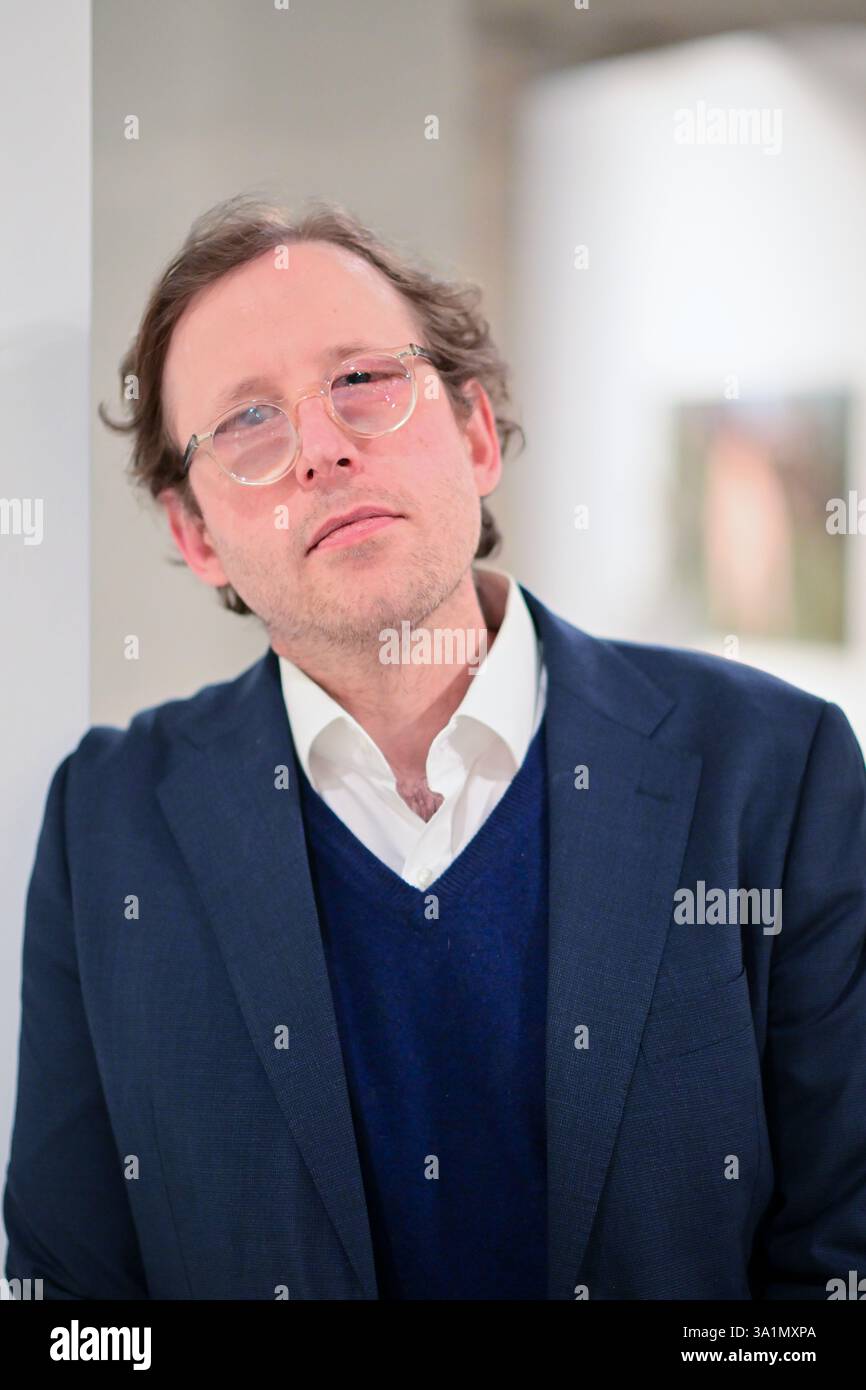 Berlin, Germany. 06th Mar, 2025. Johann König, gallery owner, stands in ...