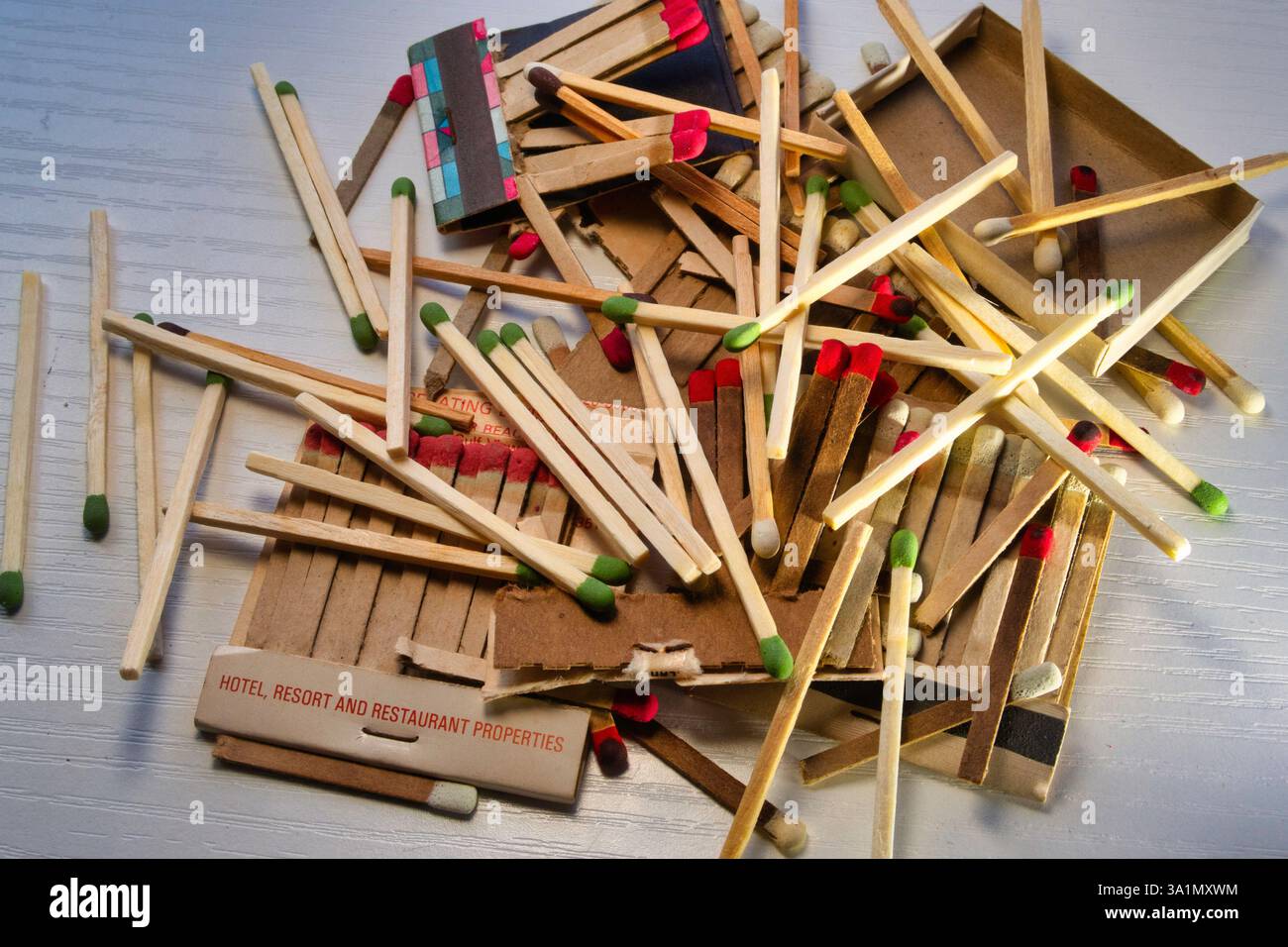 Old matches vintage matchbox hi-res stock photography and images - Alamy