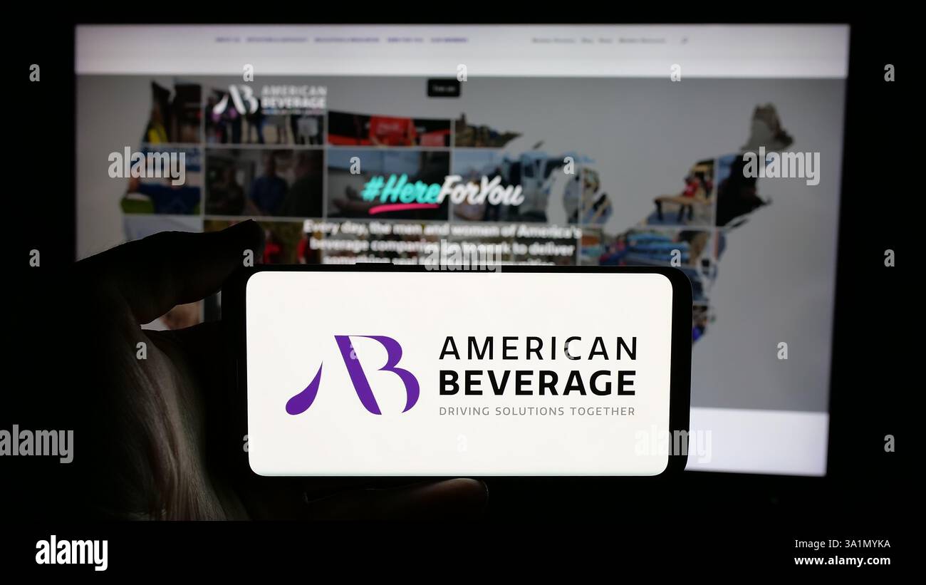 In this photo illustration, a cellphone with the logo of lobbying group ...