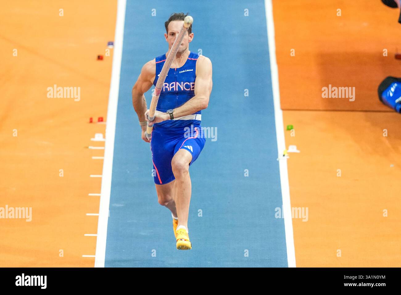 APELDOORN, NETHERLANDS - MARCH 9: Renaud Lavillenie of France during the European Athletics ...
