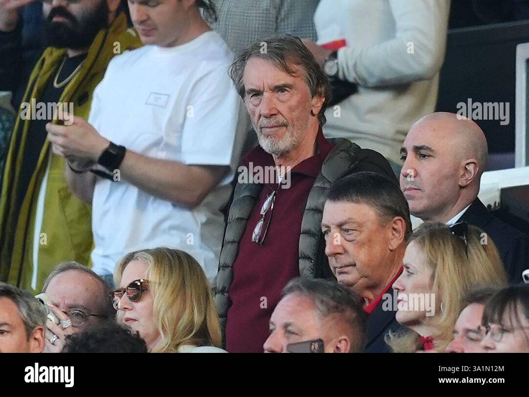 Sir Jim Ratcliffe, Ineos CEO and minority shareholder of Manchester ...