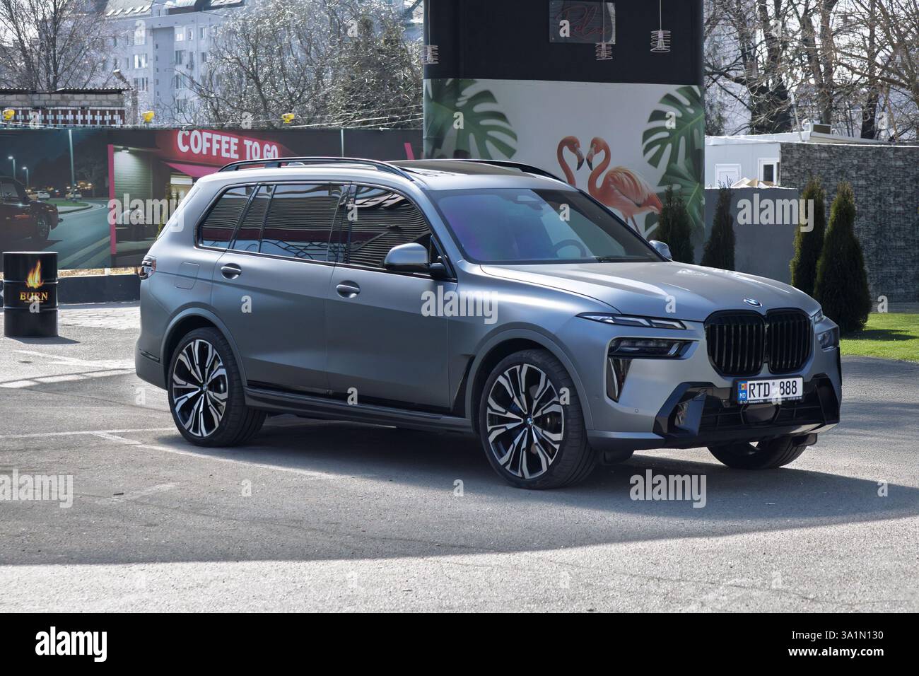 Chisinau, Moldova-March 9, 2025: BMW X7 xDrive40i (2023 facelift), G07 ...