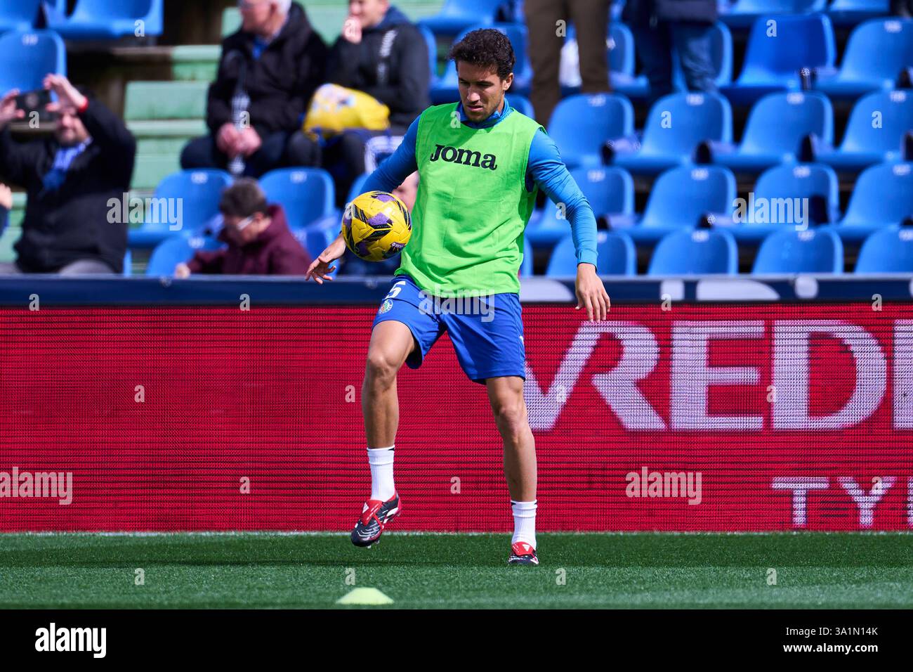 Luis Milla of Getafe CF during Getafe CF vs Atletico de Madrid at ...