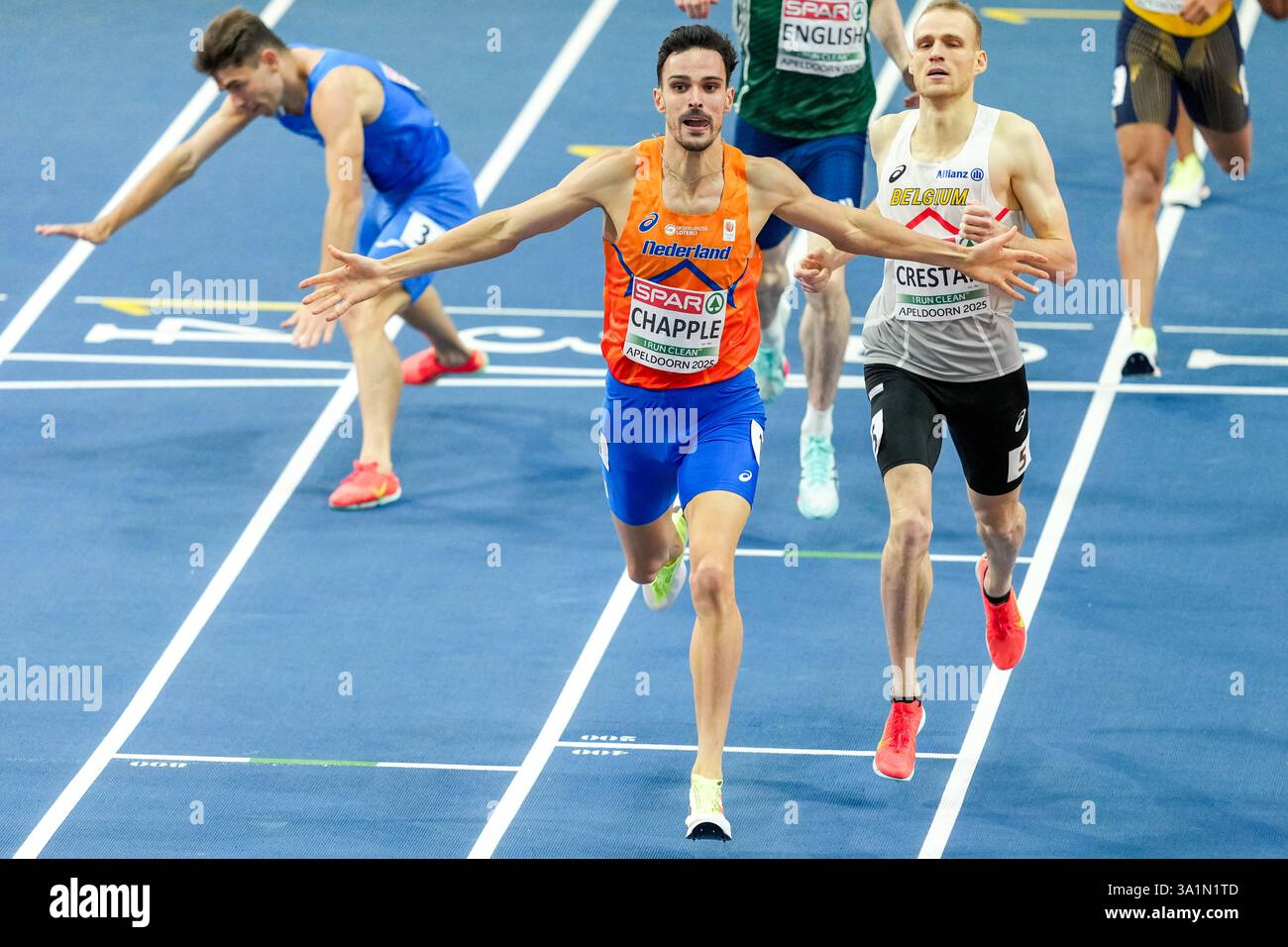 APELDOORN, NETHERLANDS - MARCH 9: Samuel Chapple of The Netherlands ...