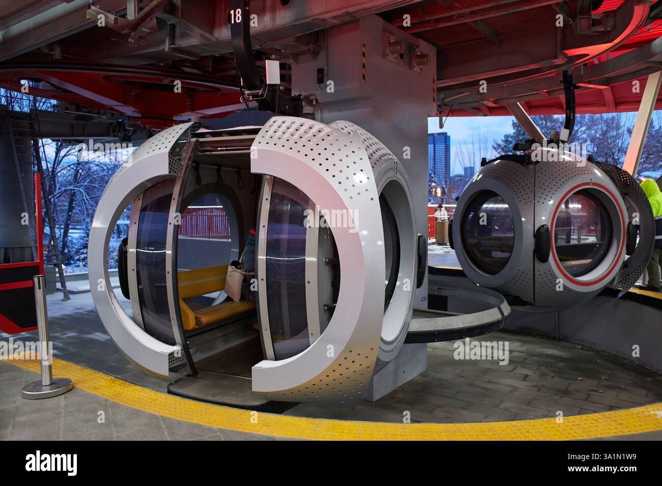 Cable Car on Sparrow Hills in Moscow, Russia. vdnh Stock Photo - Alamy