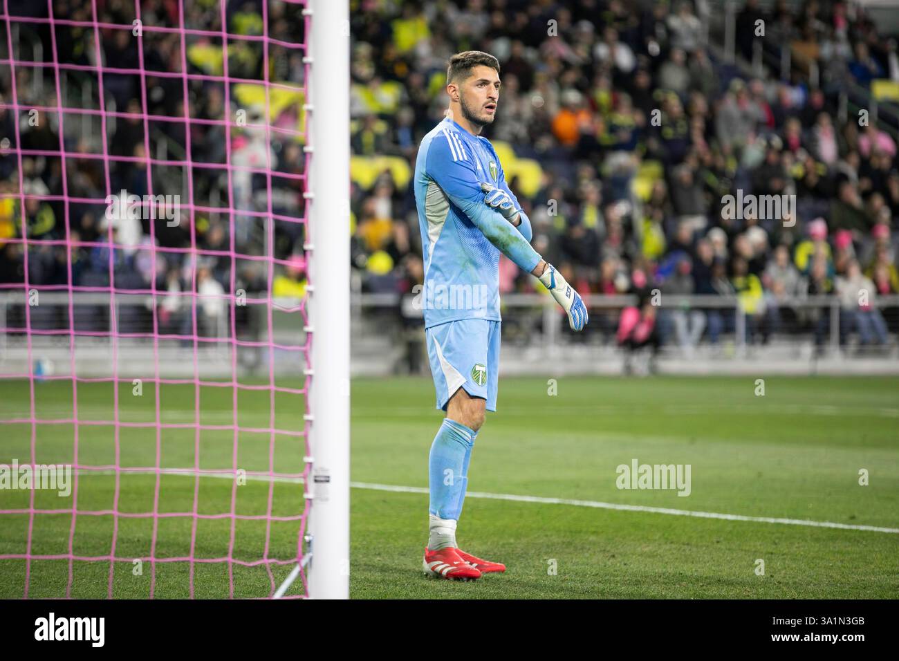 Portland Timbers goalkeeper James Pantemis (41) during the second half ...