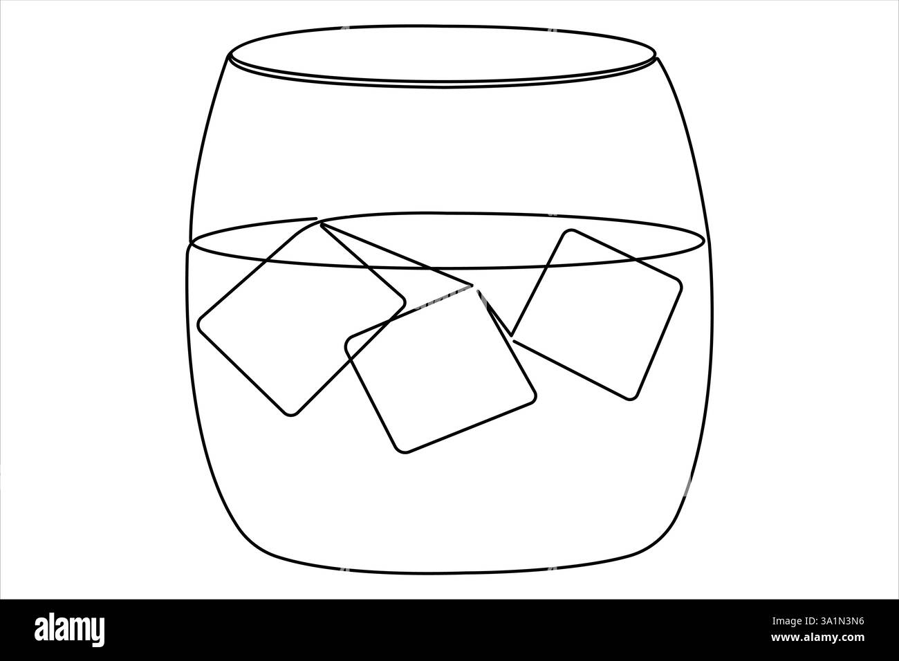 Continuous one single line drawing of wine glass vector illustration ...