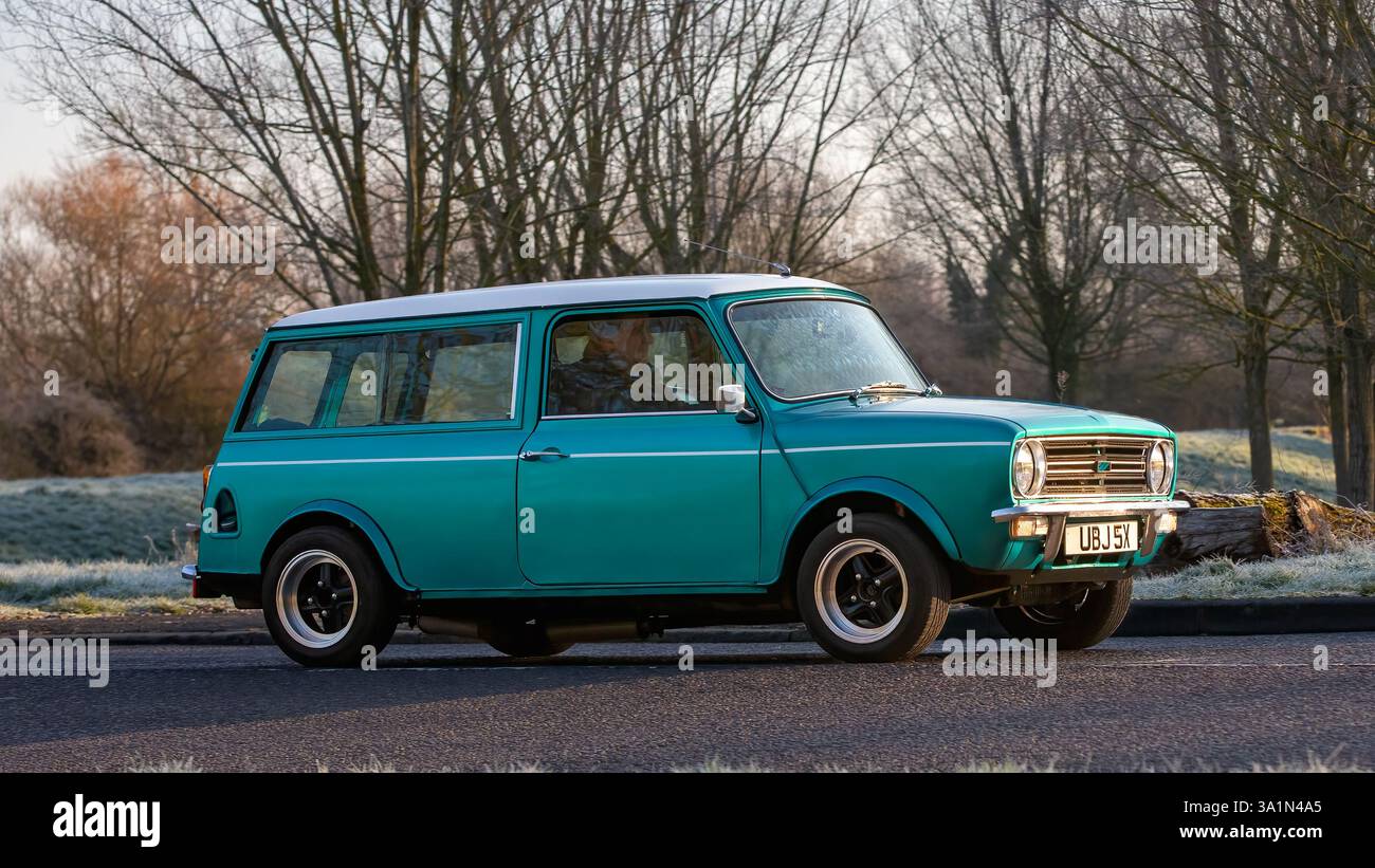Stony Stratford,UK - Mar. 2nd 2025: 1981 Austin Morris Mini hl classic ...