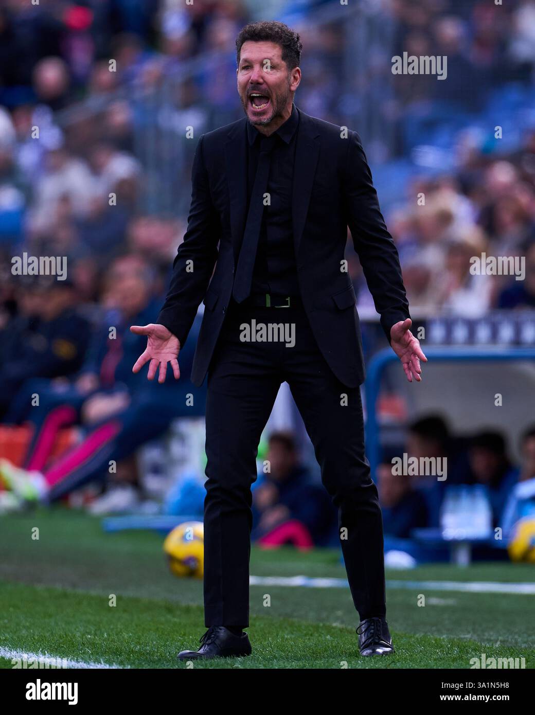 Atletico de Madrid head coach Diego Pablo Simeone during Getafe CF vs ...