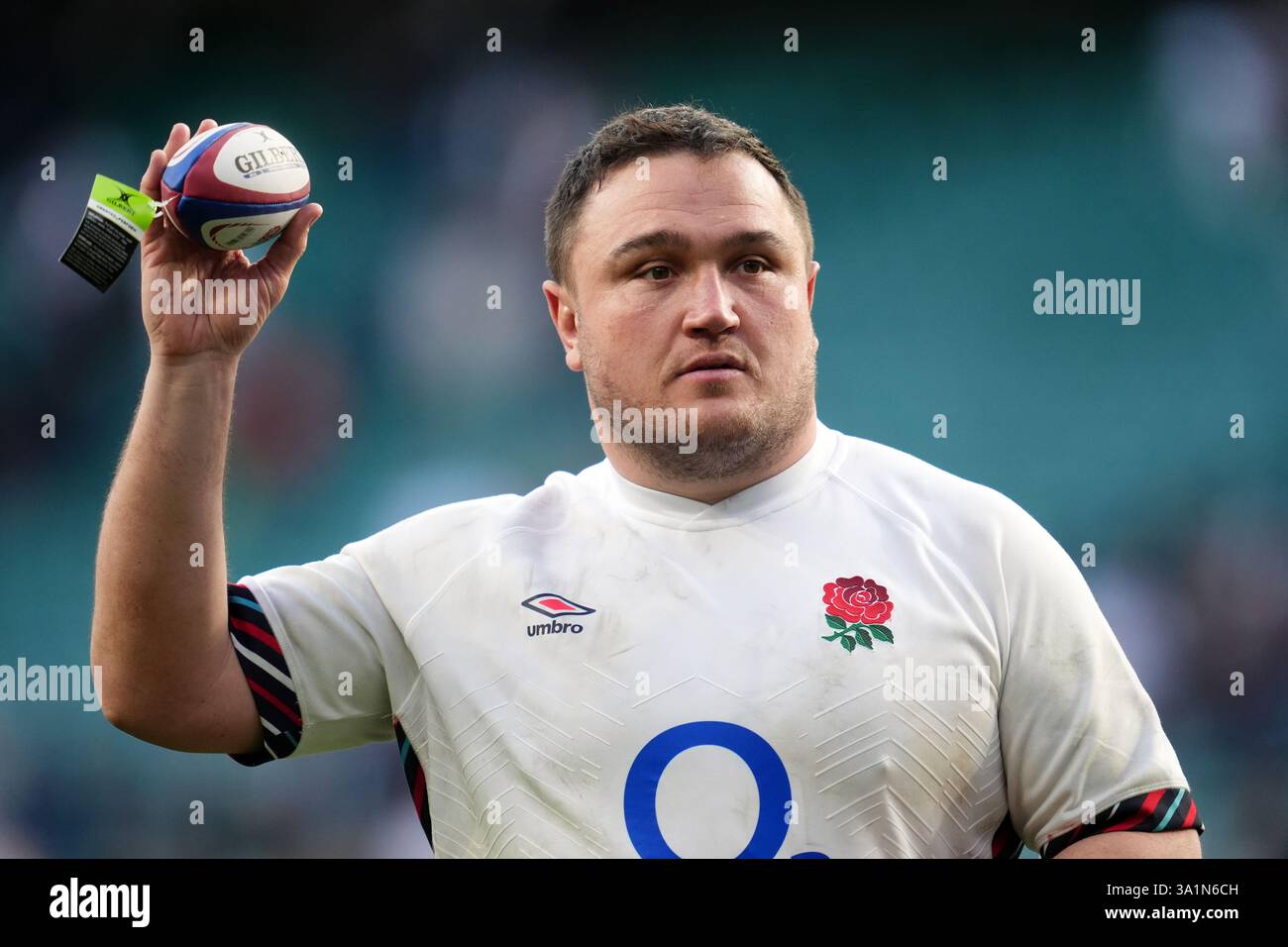 England's Jamie George following the Guinness Men's Six Nations match ...