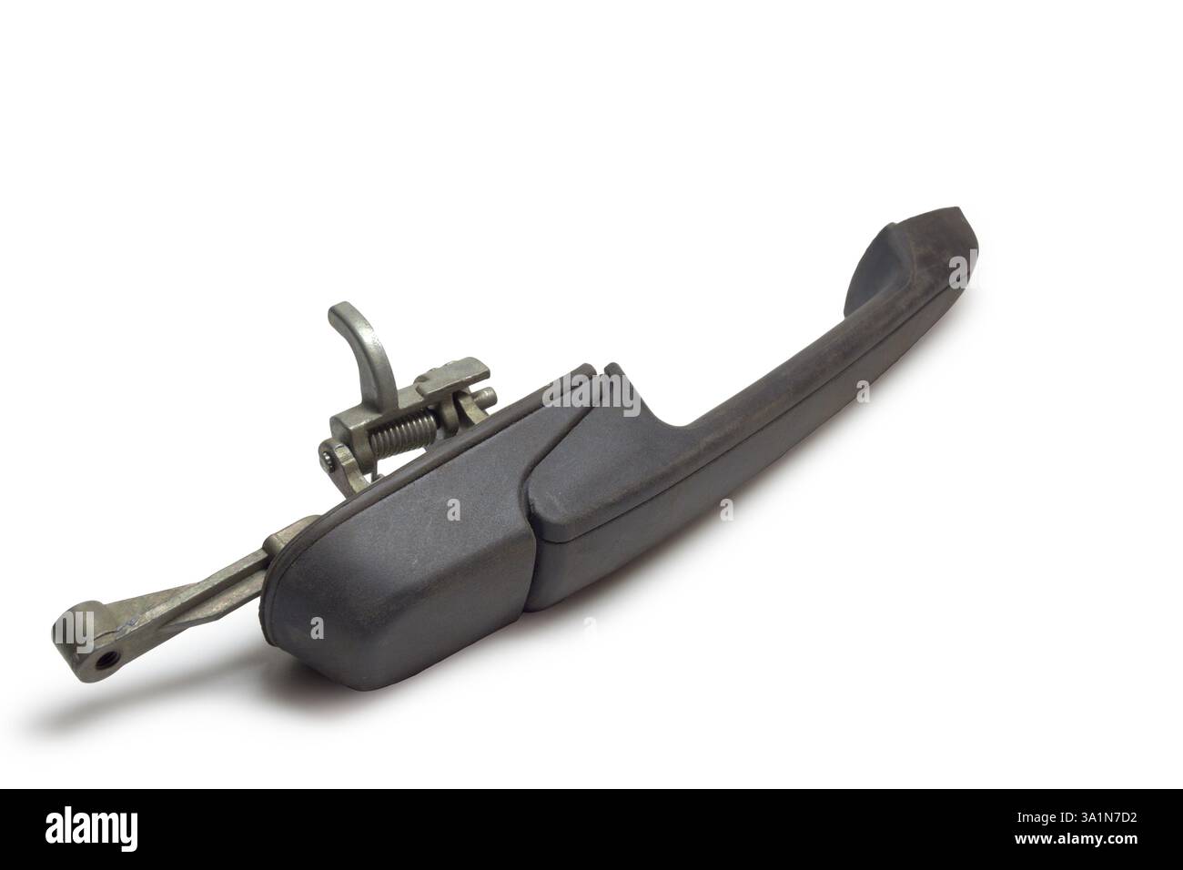 plastic external car door handle. Automotive spare part. isolated on ...