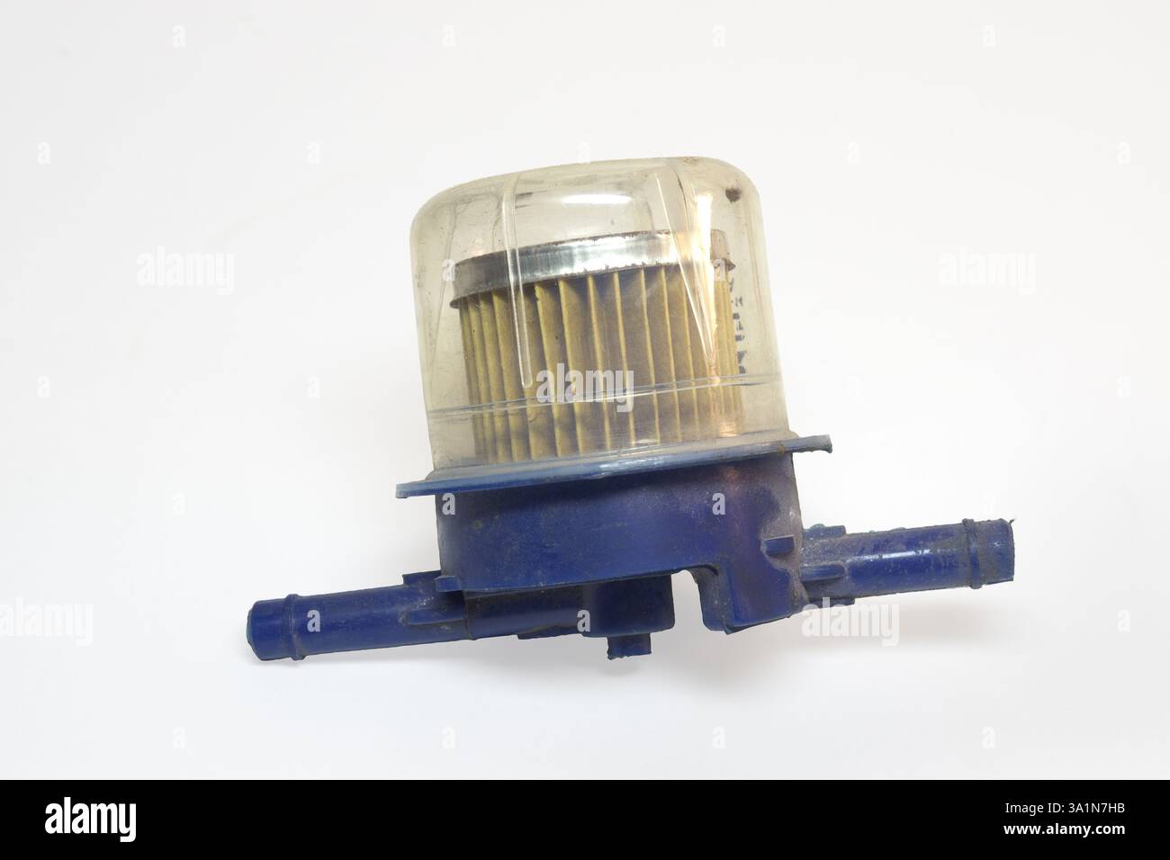 in-line replaceable fuel filter with plastic transparent separator bowl ...