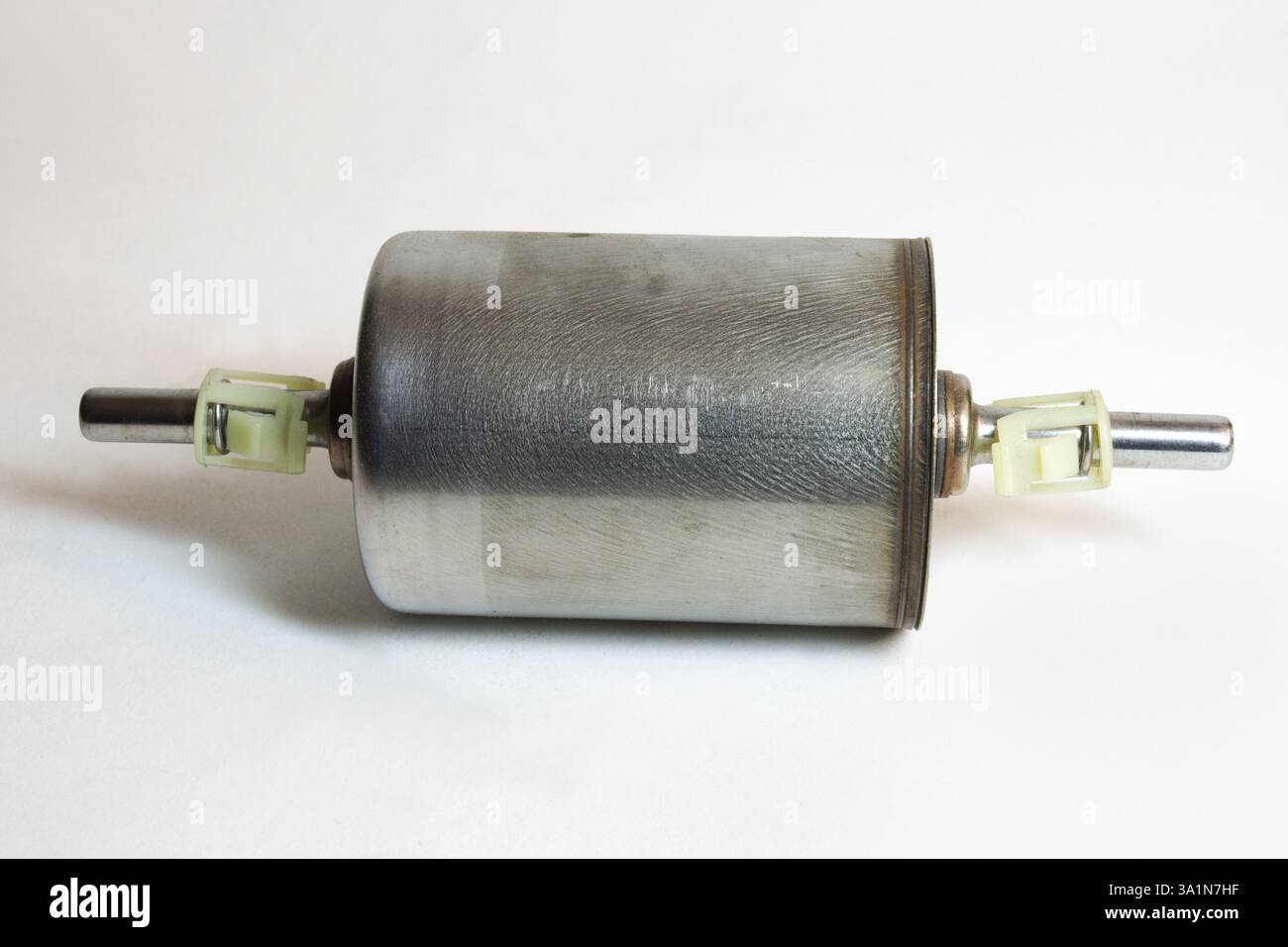 fuel filter with clips for fixing fuel lines on fittings. inline ...