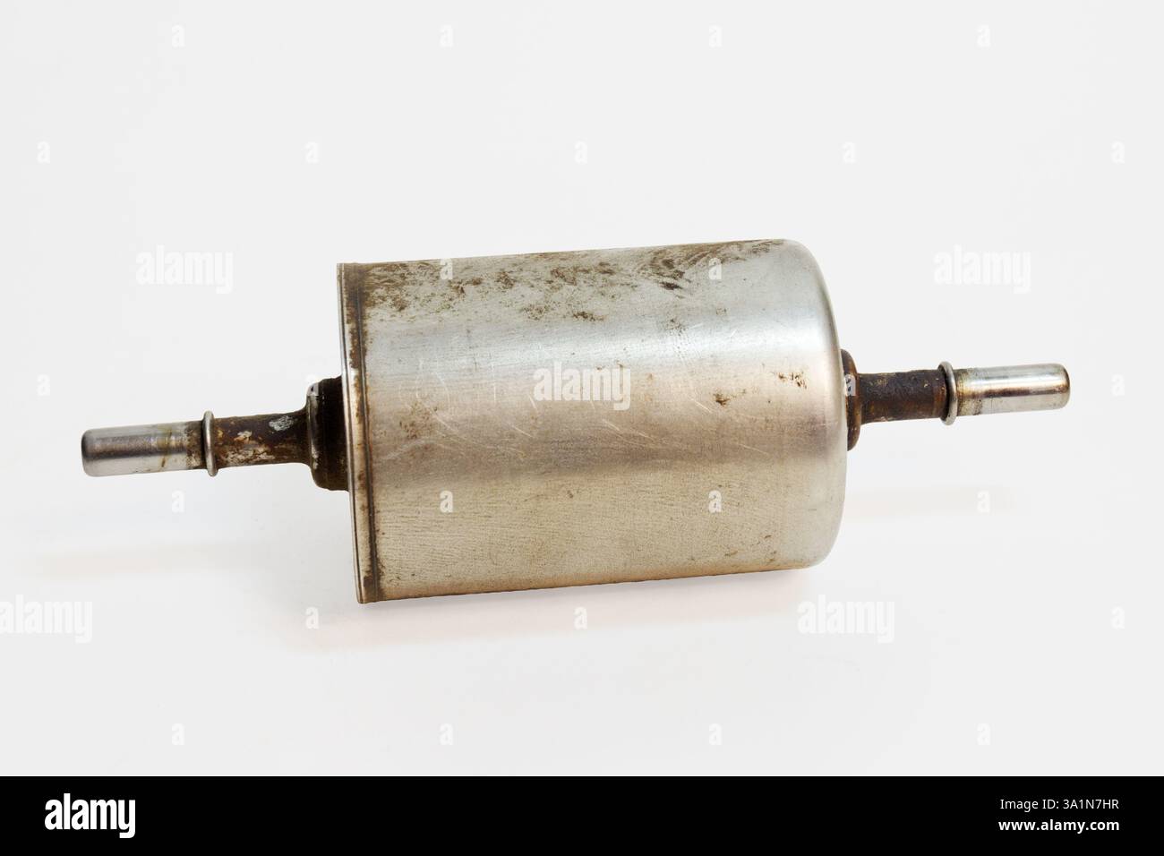 fuel filter for automotive, metal, with universal fittings to contact ...