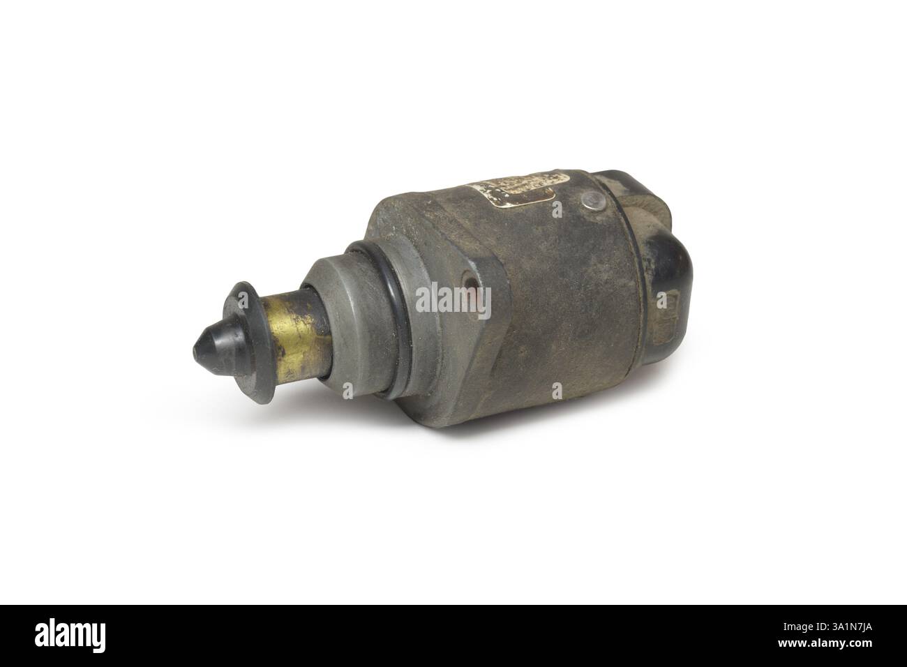 idle speed control sensor (IAC), isolated on white background. with ...