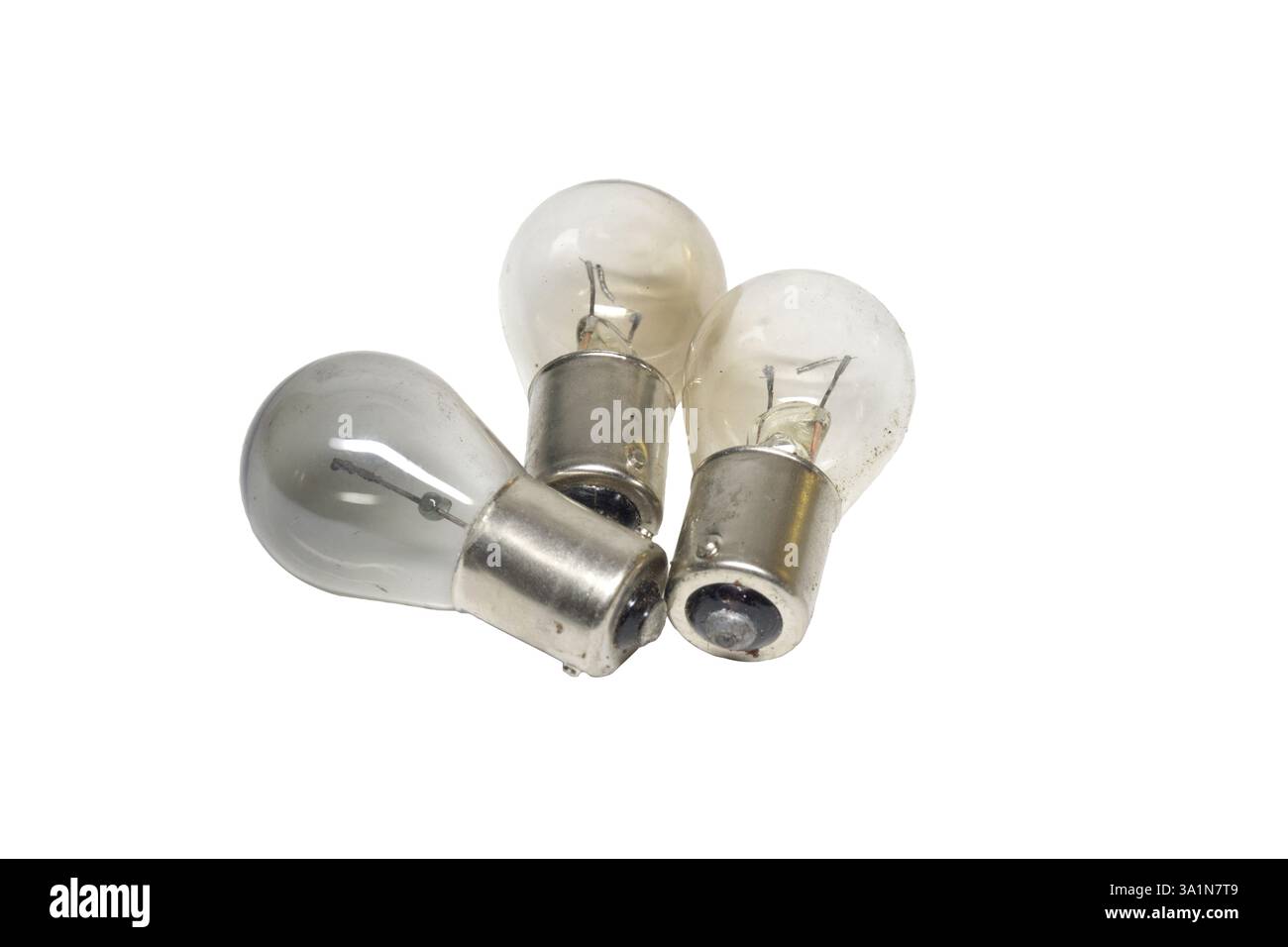 car incandescent lamp, used, burned up due to heat. brake light and ...