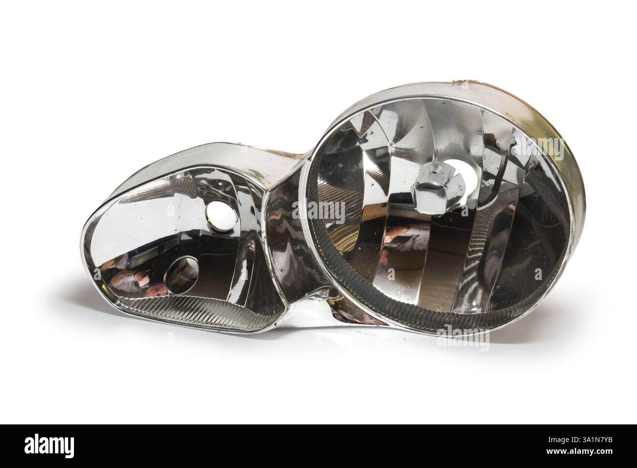 reflector of headlight assembly, non-parabolic complex shape, combined ...