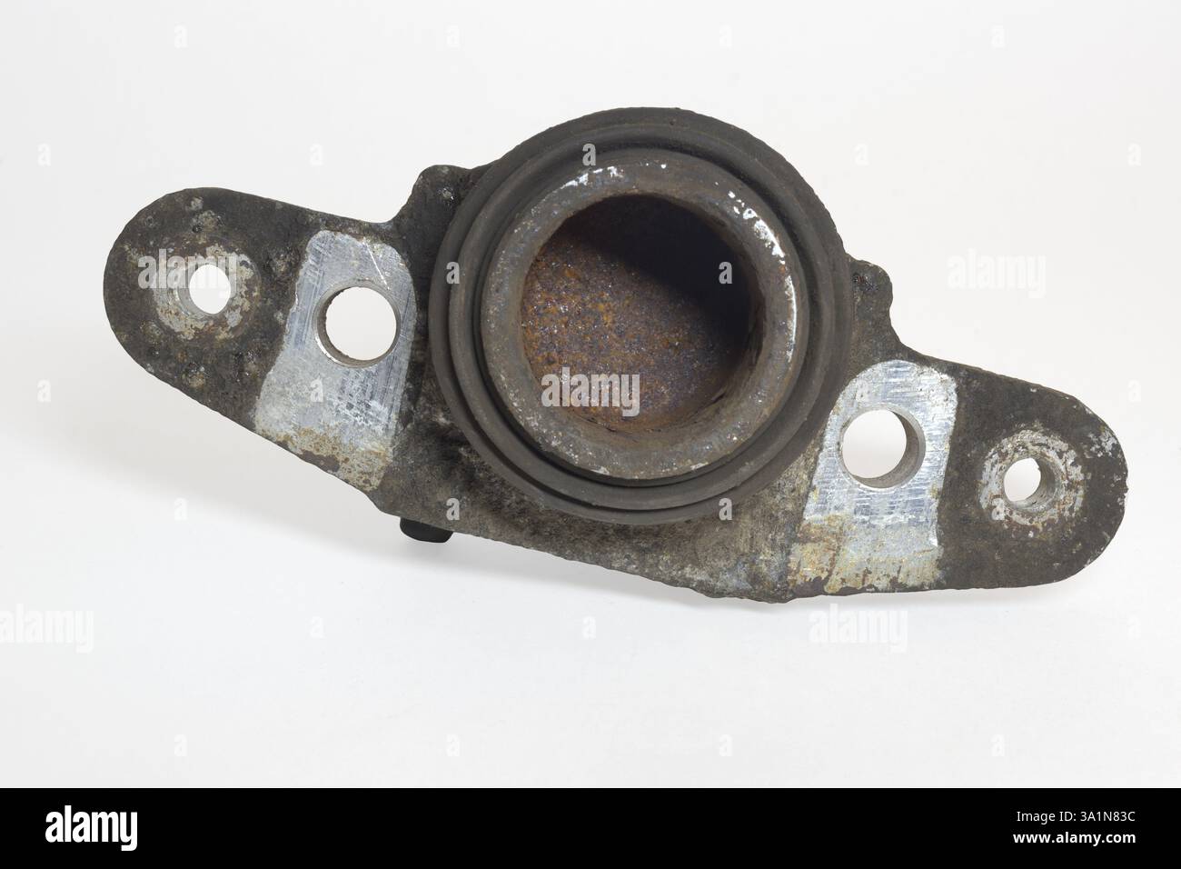 floating caliper brake cylinder, with piston. dirty, failed, dismantled ...