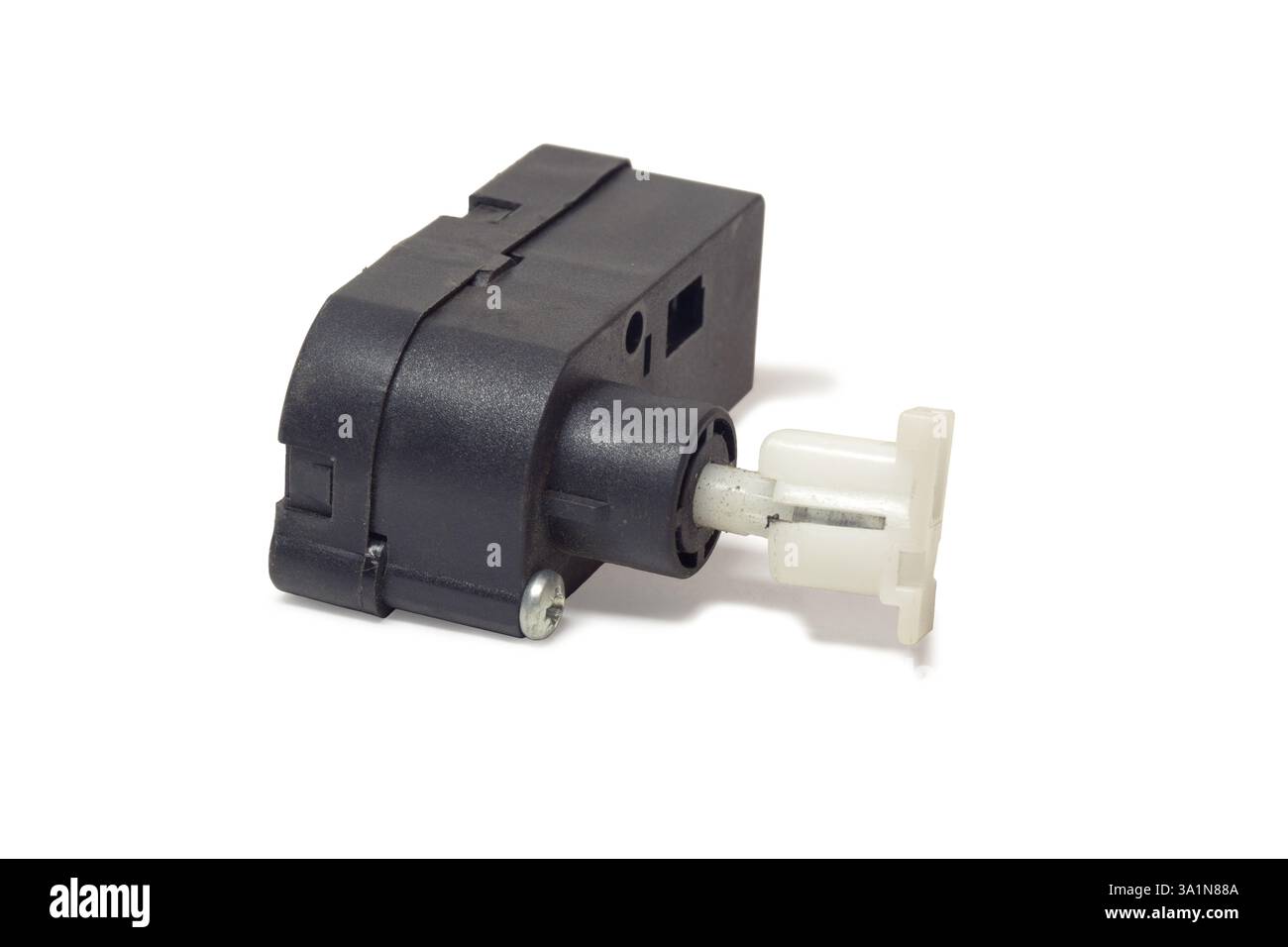 headlight leveling (corrector electric motor). on white background ...