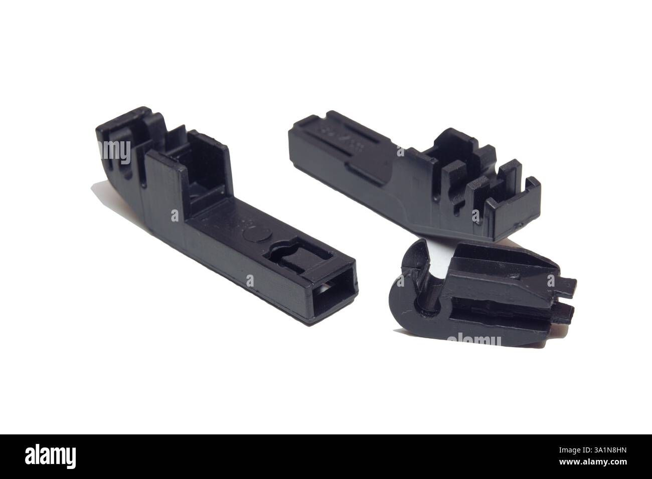 windshield wiper blade arm adapter kit. on white background Stock Photo ...