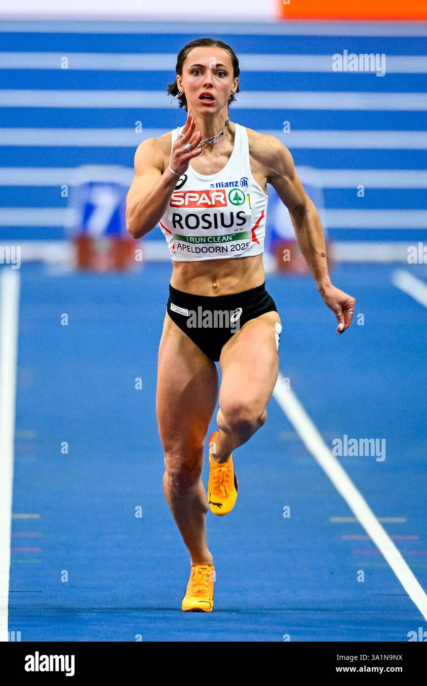 Apeldoorn, Netherlands. 09th Mar, 2025. Belgian Rani Rosius pictured in action during the women ...