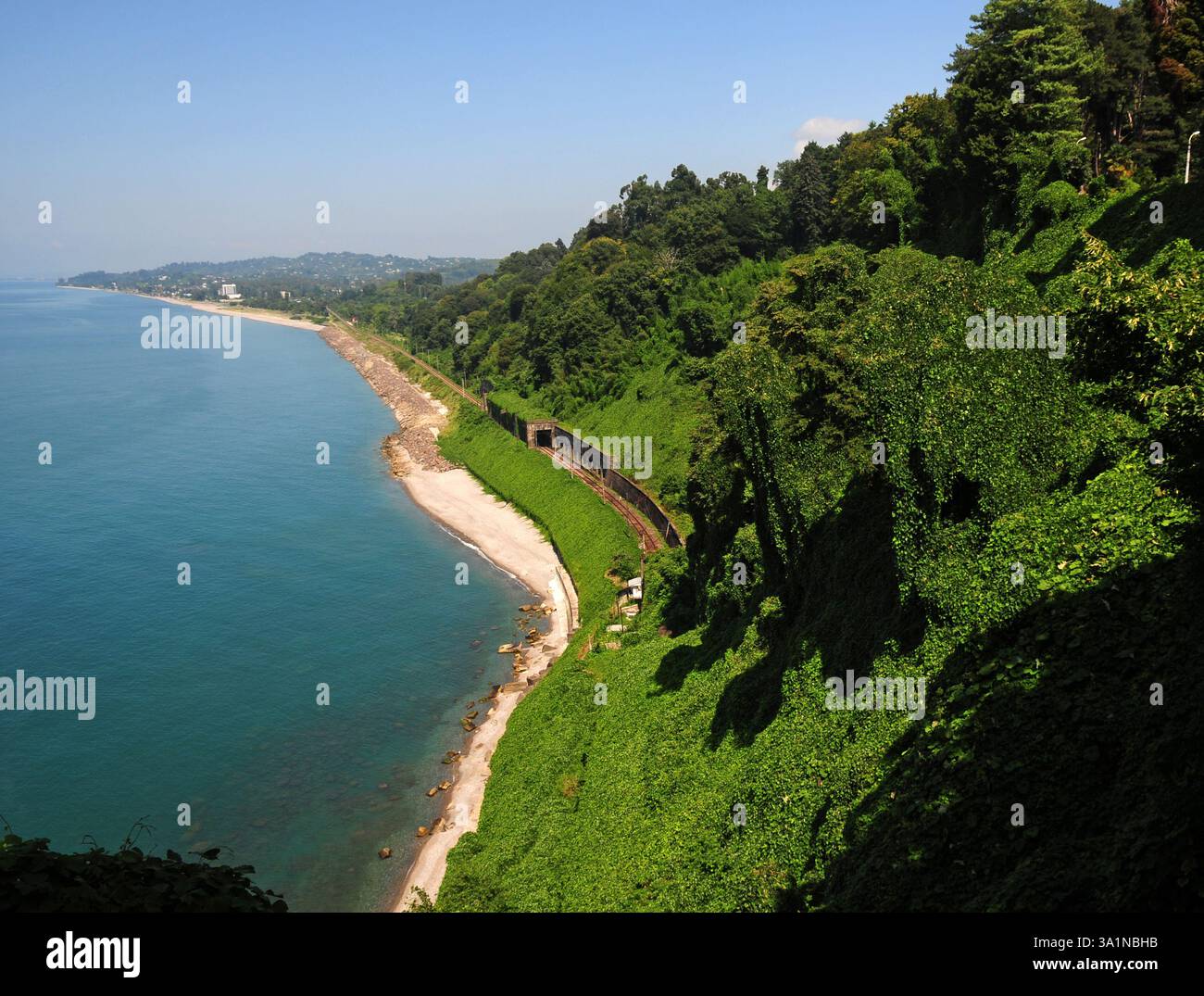 A view of the beaches in Chakvi, Georgia Stock Photo - Alamy