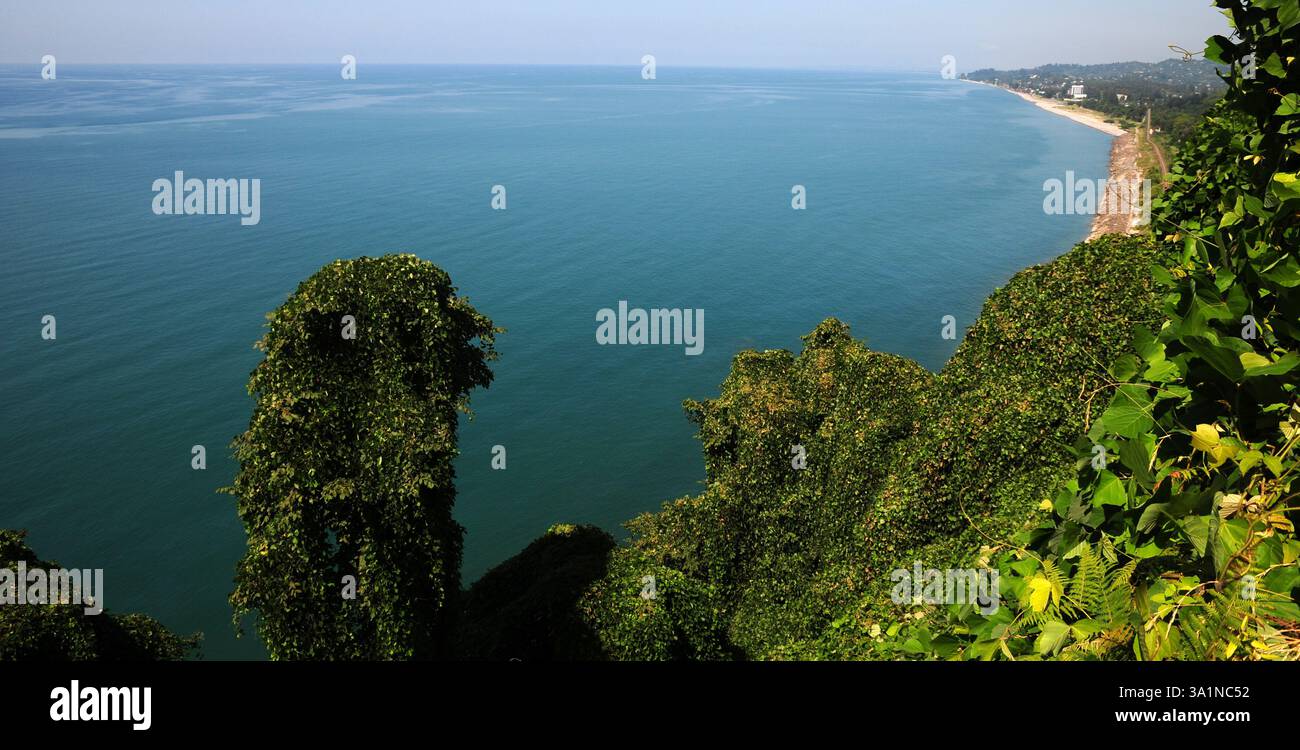 A view of the beaches in Chakvi, Georgia Stock Photo - Alamy