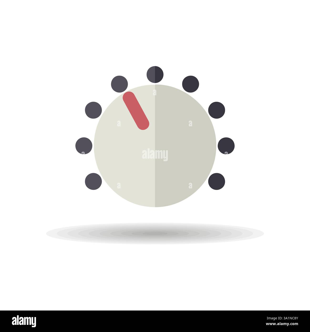 Volume knob vector icon. Music sign. Graph symbol for music and sound ...