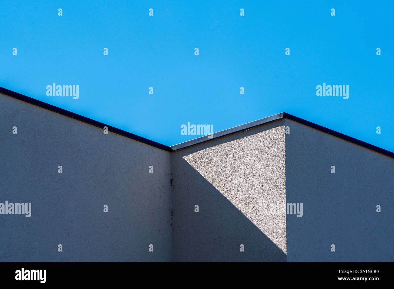 Abstract Sun Triangle – Roof Perspective & Shadows Stock Photo - Alamy