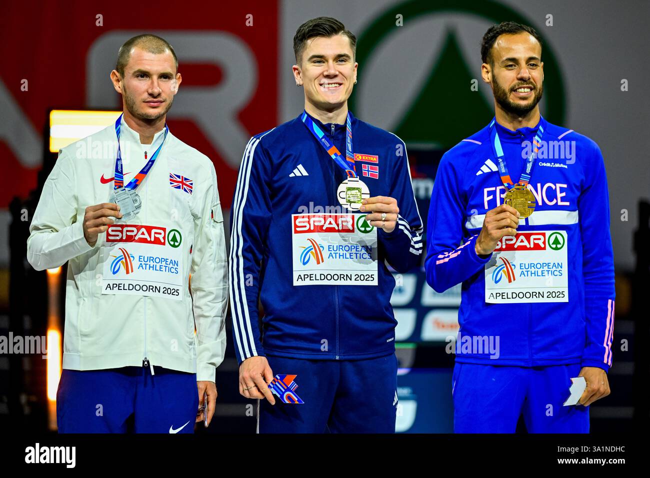 Apeldoorn, Netherlands. 09th Mar, 2025. George Mills, Norwegian Jakob ...