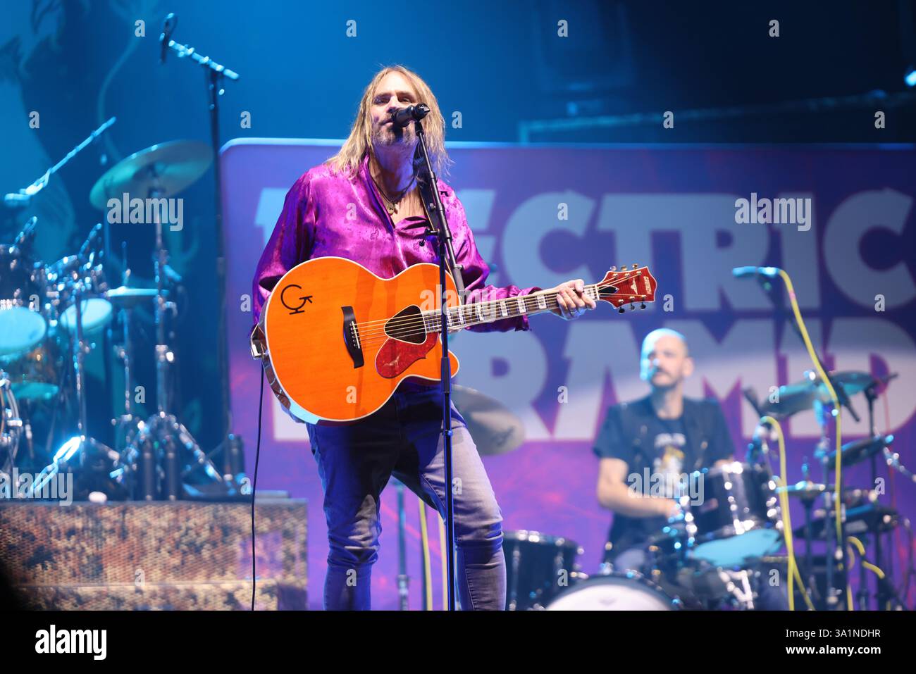 International music group Electric Pyramid and their singer Ol Beach ...