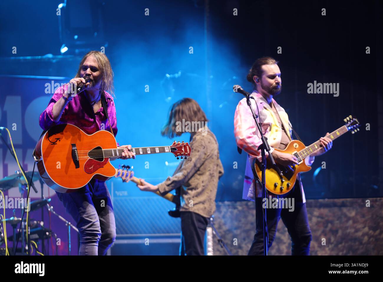 International music group Electric Pyramid and their singer Ol Beach ...