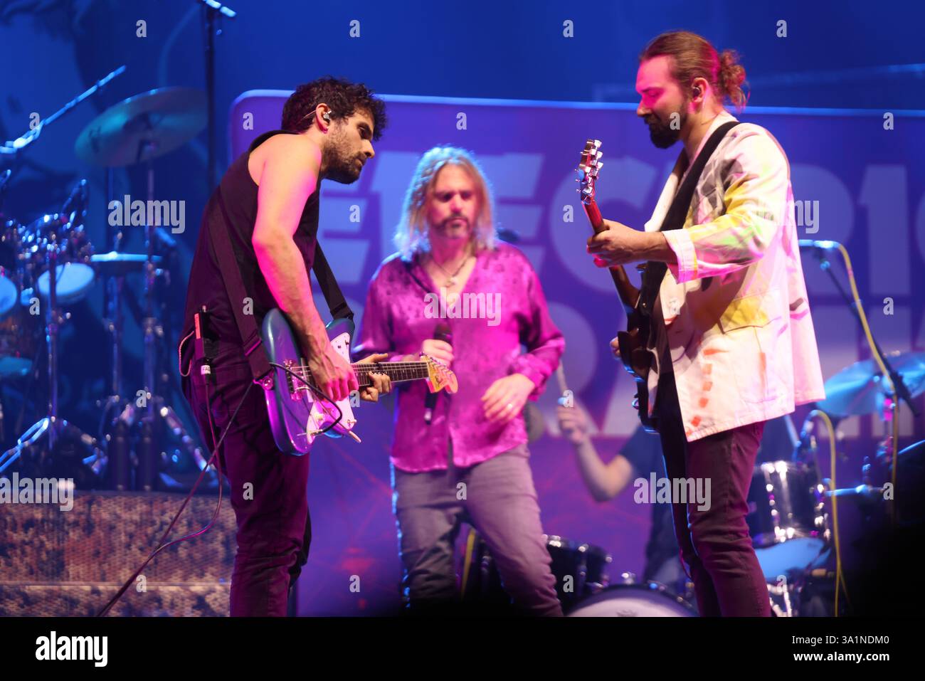 International music group Electric Pyramid and their singer Ol Beach ...