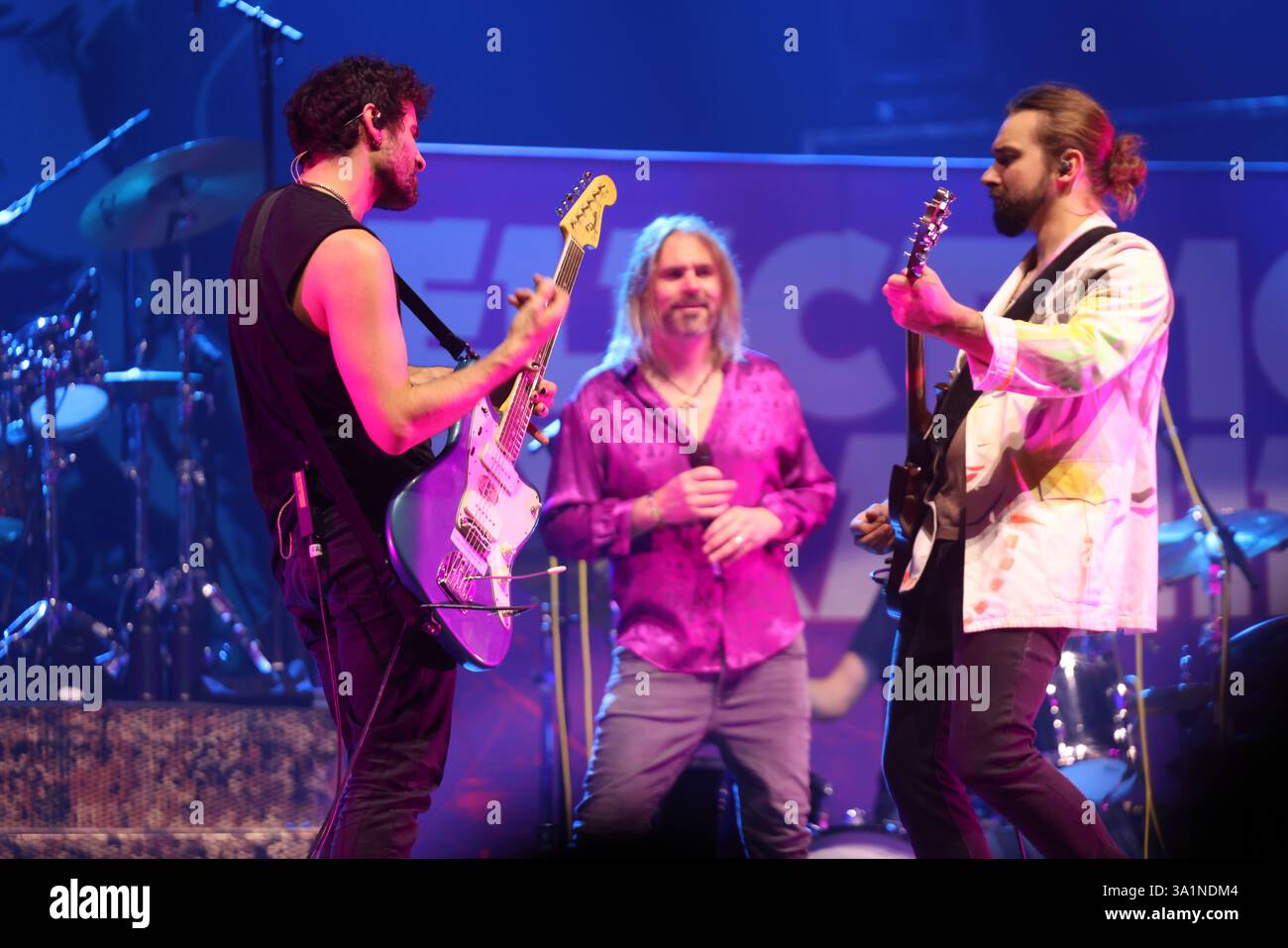 International music group Electric Pyramid and their singer Ol Beach ...