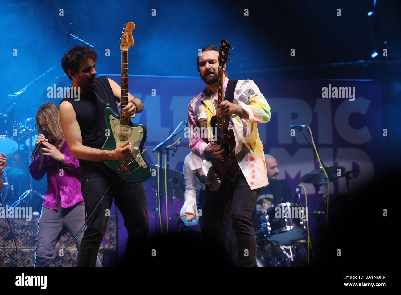 International music group Electric Pyramid and their singer Ol Beach ...