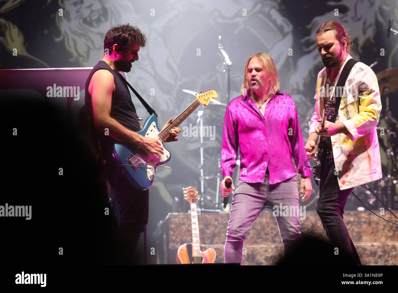 International music group Electric Pyramid and their singer Ol Beach ...