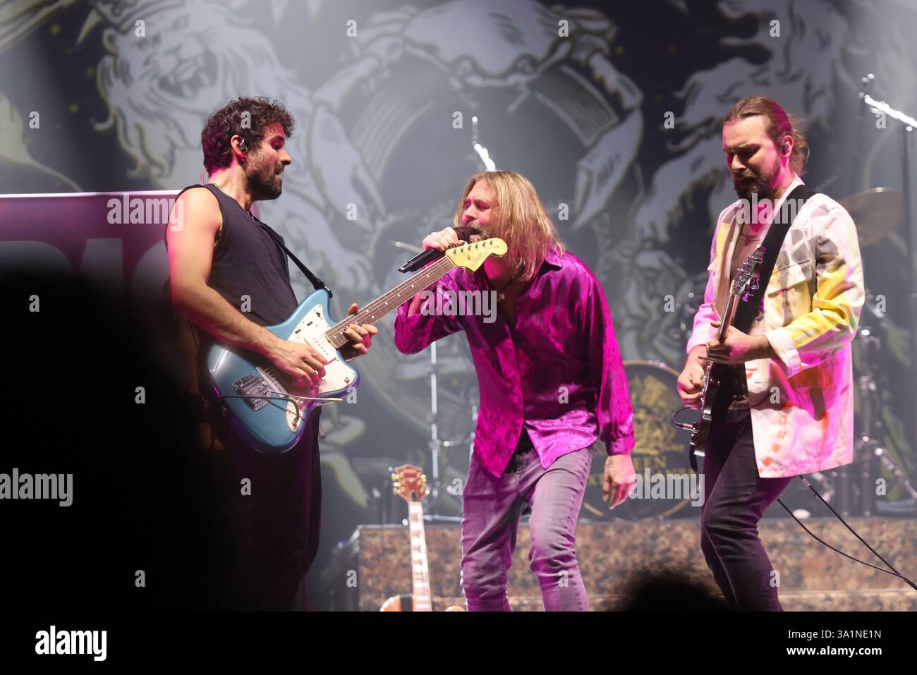 International music group Electric Pyramid and their singer Ol Beach ...