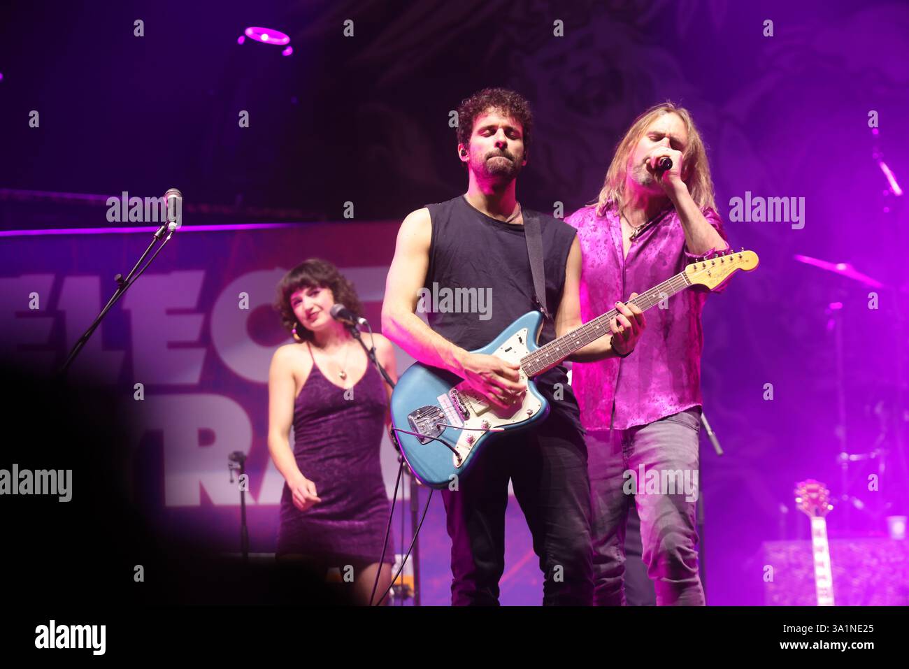 International music group Electric Pyramid and their singer Ol Beach ...