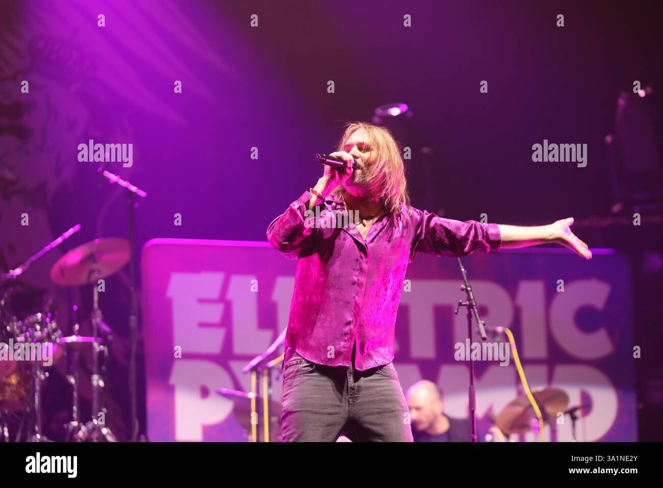 International music group Electric Pyramid and their singer Ol Beach ...