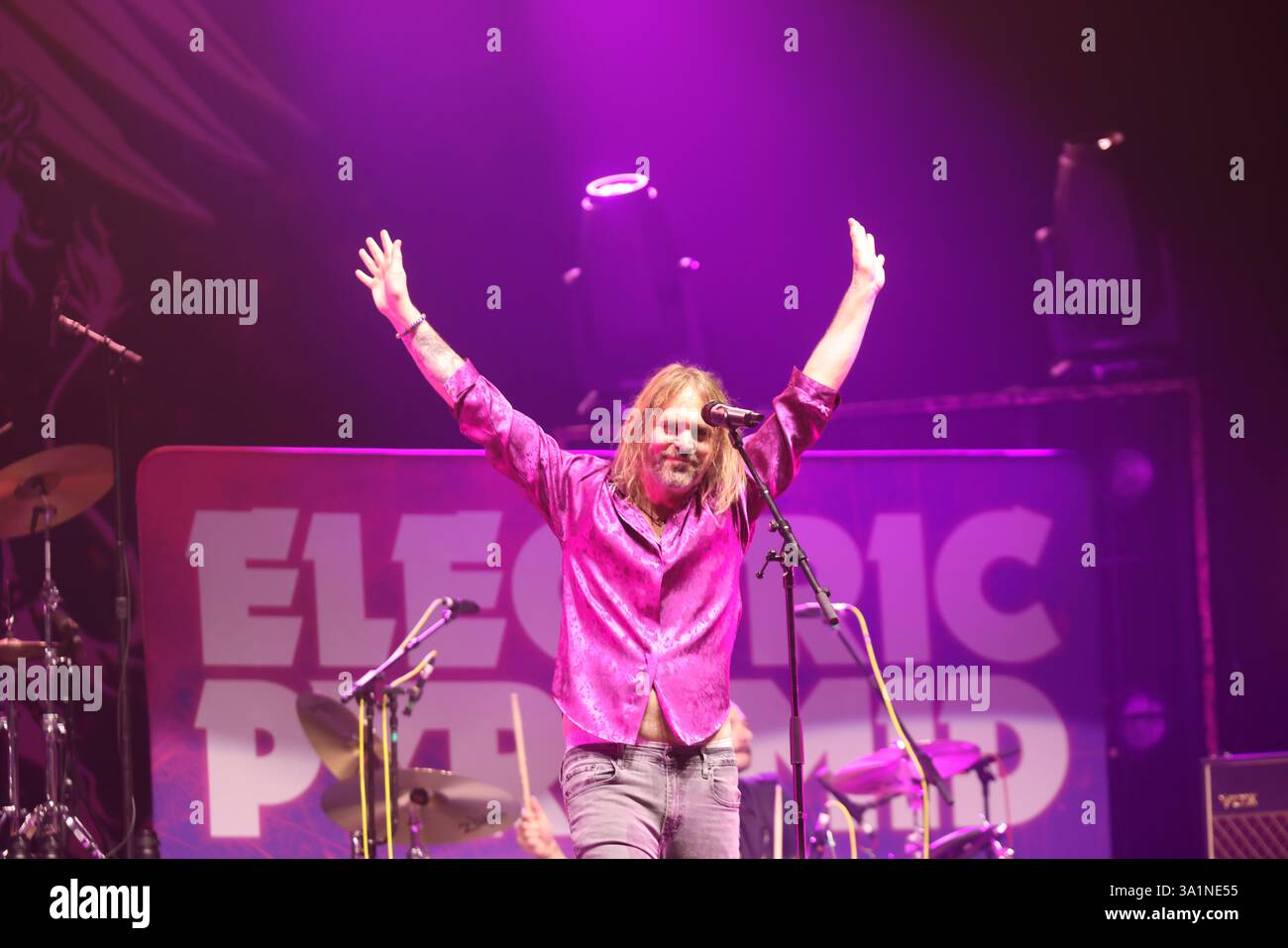 International music group Electric Pyramid and their singer Ol Beach ...